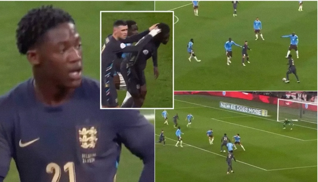 It was Kobbie Mainoo's big chance to impress tonight, and footage of ...